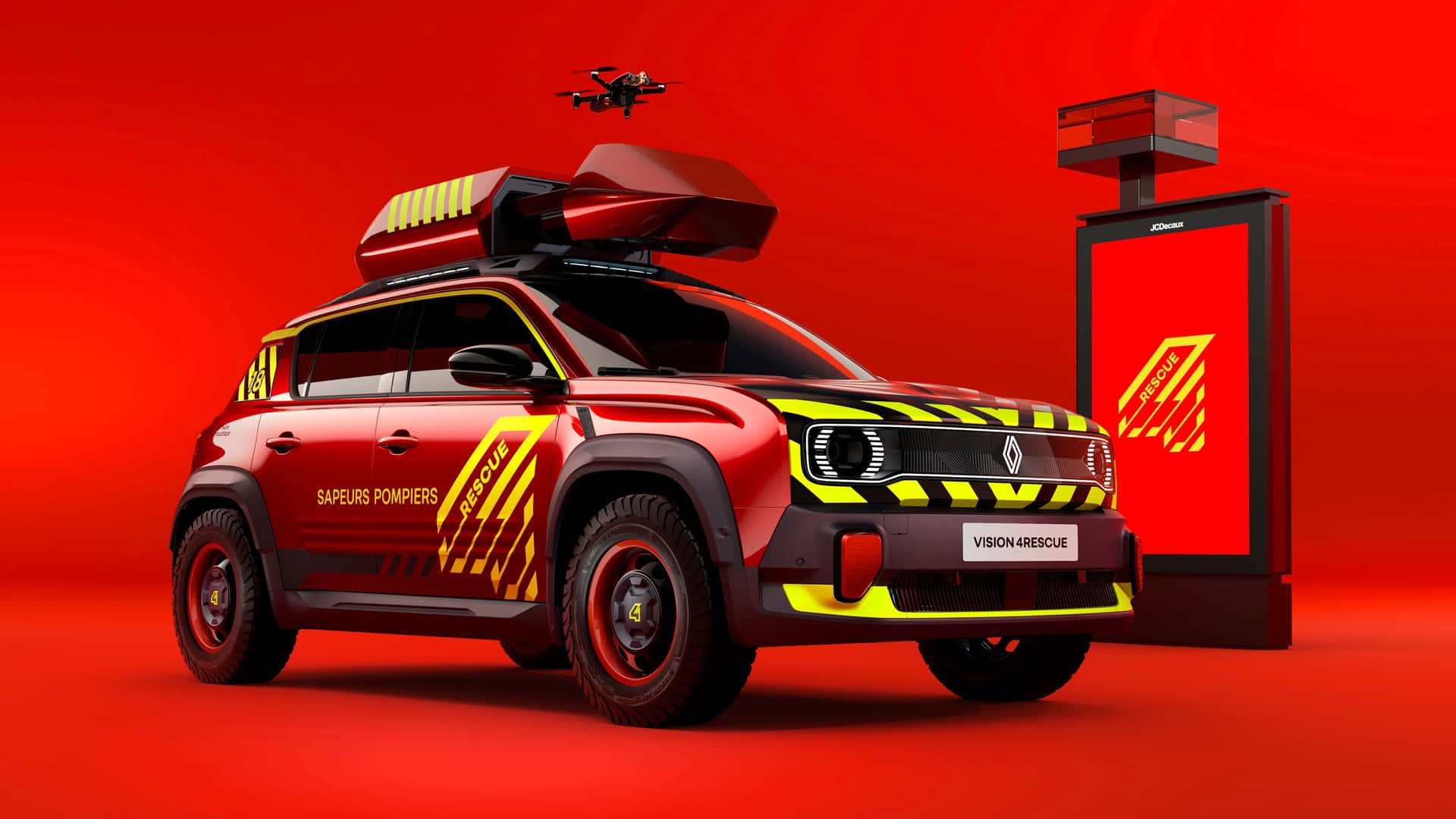 La Renault 4 si arruola nella protezione civile francese