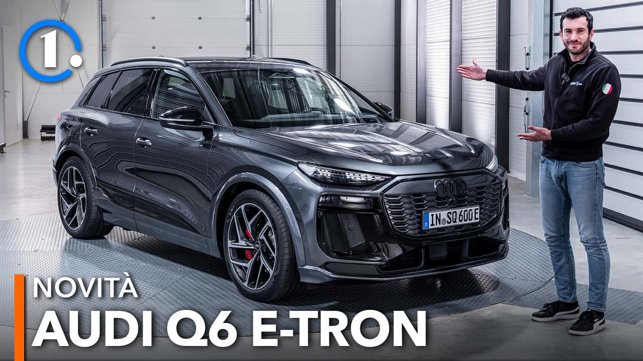 Nuova Audi Q6 e-tron, ecco com'è vista dal vivo