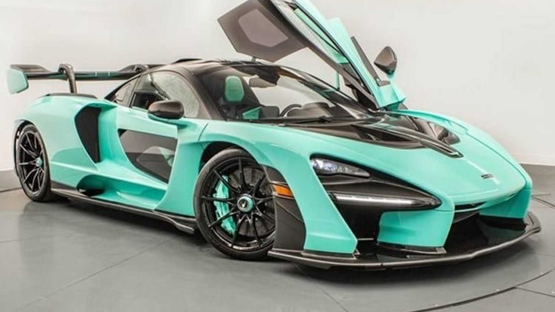 One-of-a-Kind "Tiffany Blue" McLaren Senna for Sale