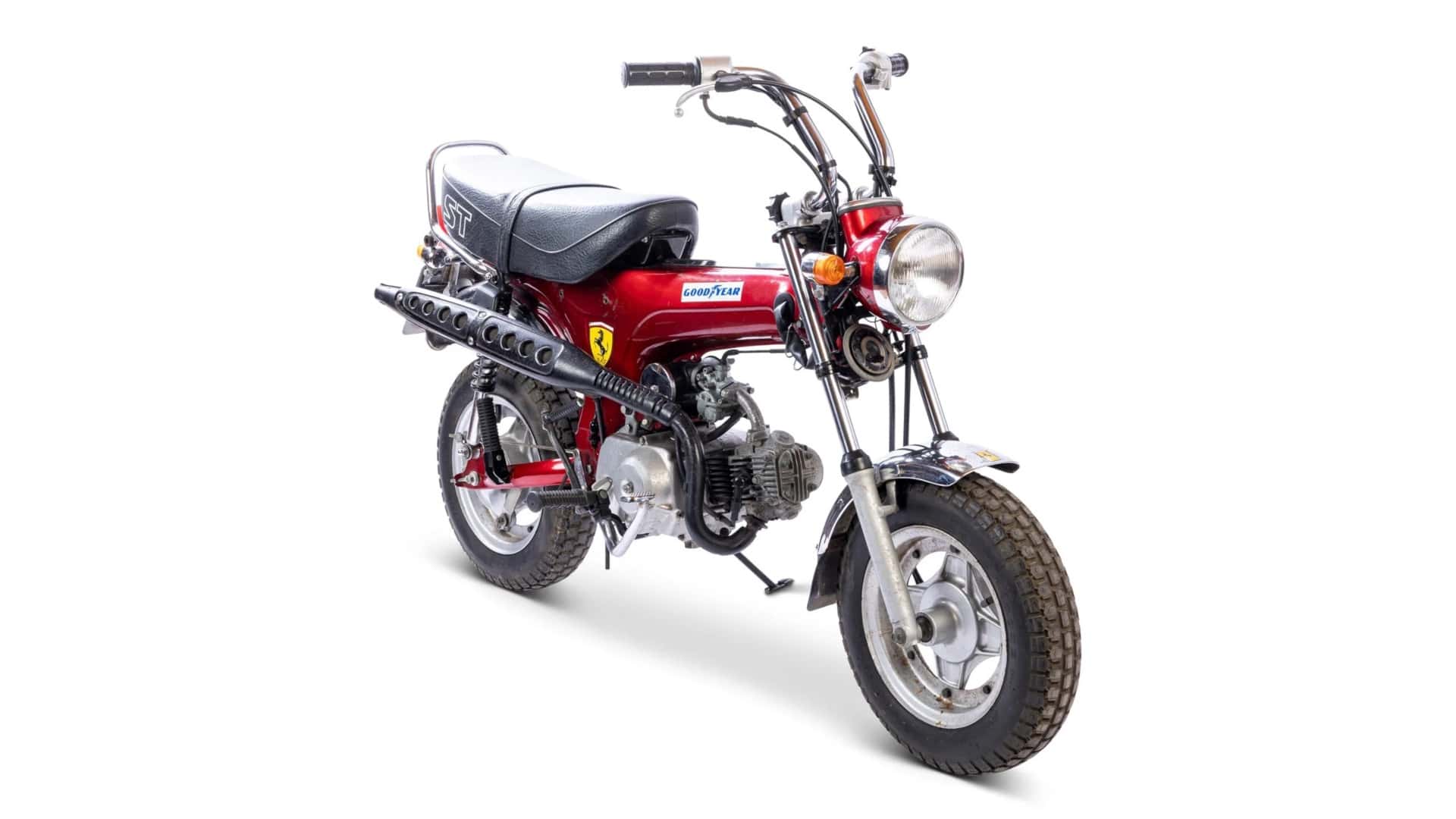 F1 Champ Nigel Mansell Is Selling His Honda ST 70 'Ferrari' Pit Bike