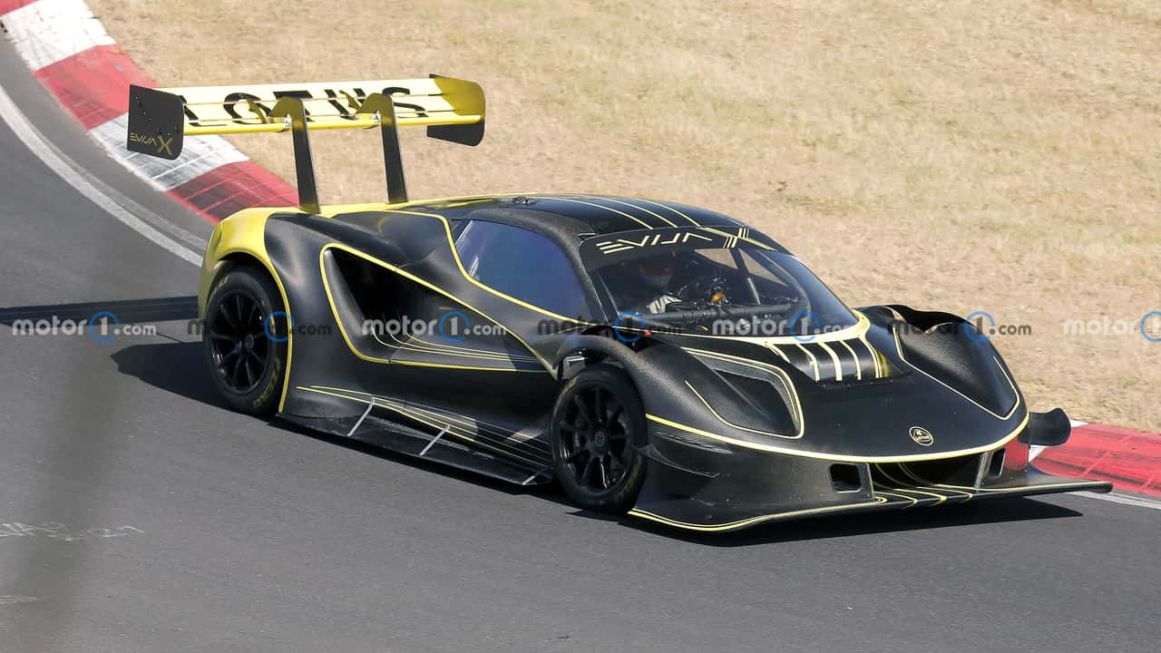 Le prototype de la Lotus Evija X a été testé sur circuit