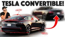 Here's A Convertible Tesla Model 3 For $30,000, Plus The Price Of The Car
