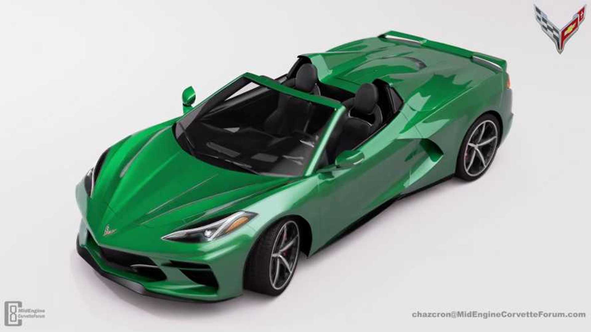 Ortadan motorlu Corvette’e convertible yorumu