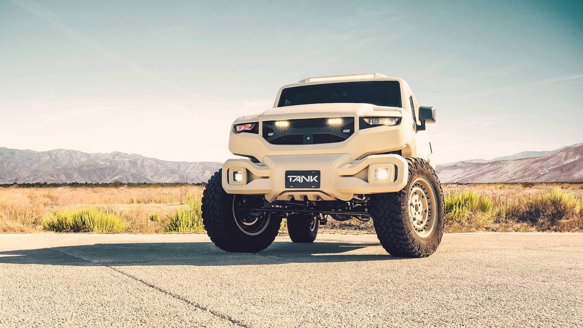 Rezvani Tank Military Edition can take a bullet