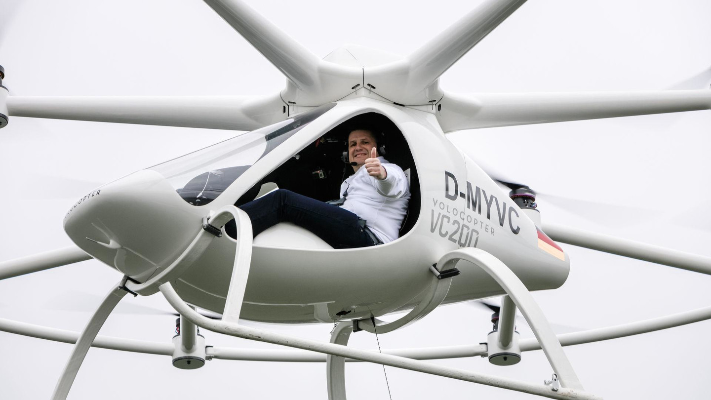 VoloCity: il taxi volante ha iniziato i suoi primi voli di prova