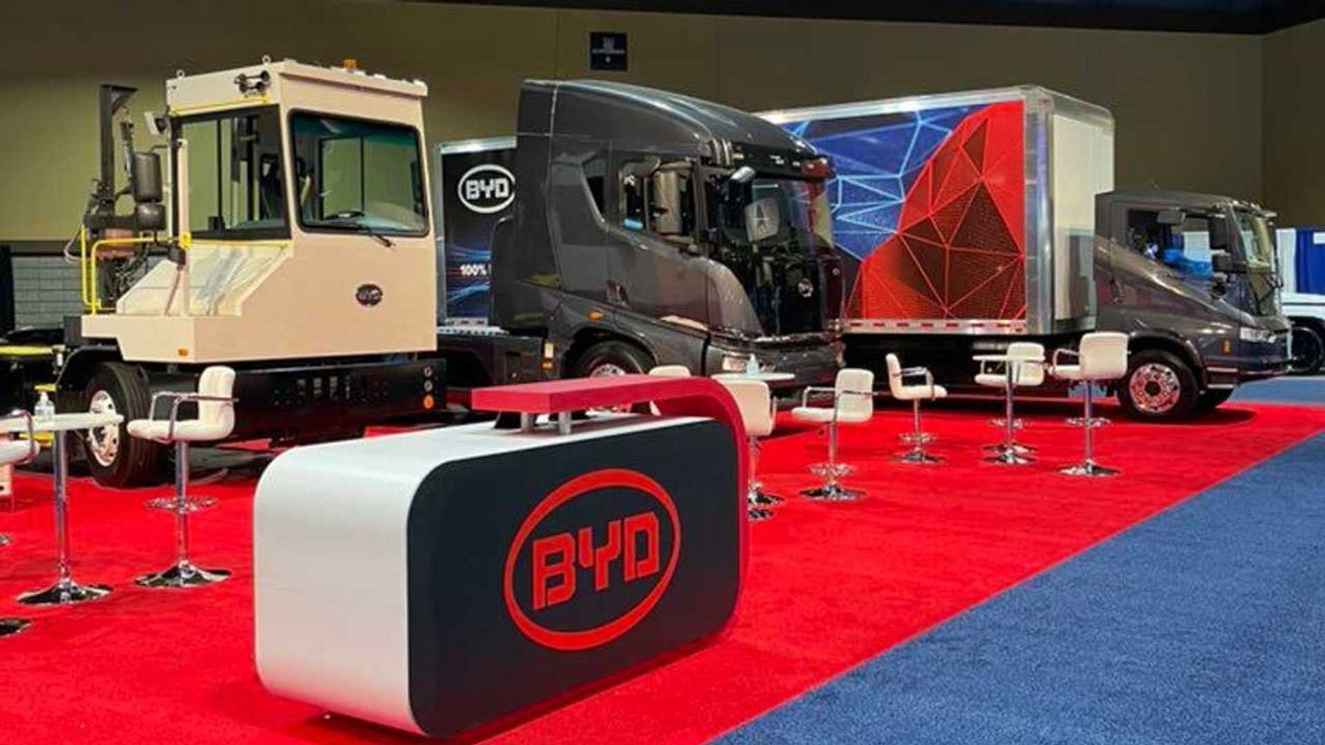 BYD Introduces Next Generation Electric Trucks At ACT Expo