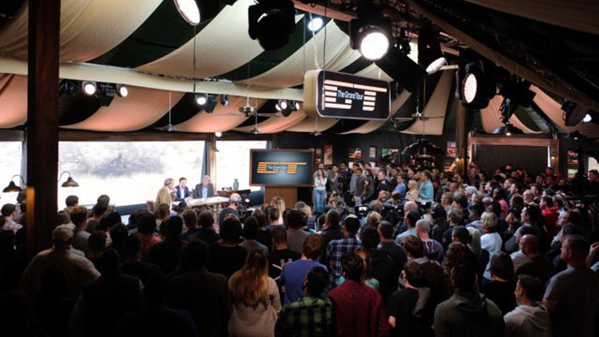 The Grand Tour bids an emotional farewell to 'the tent'