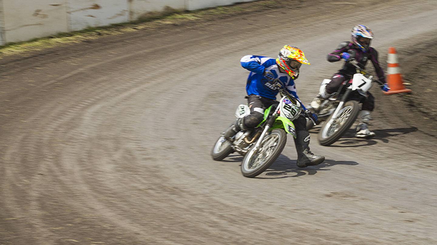From the Couch to My First Flat Track Race