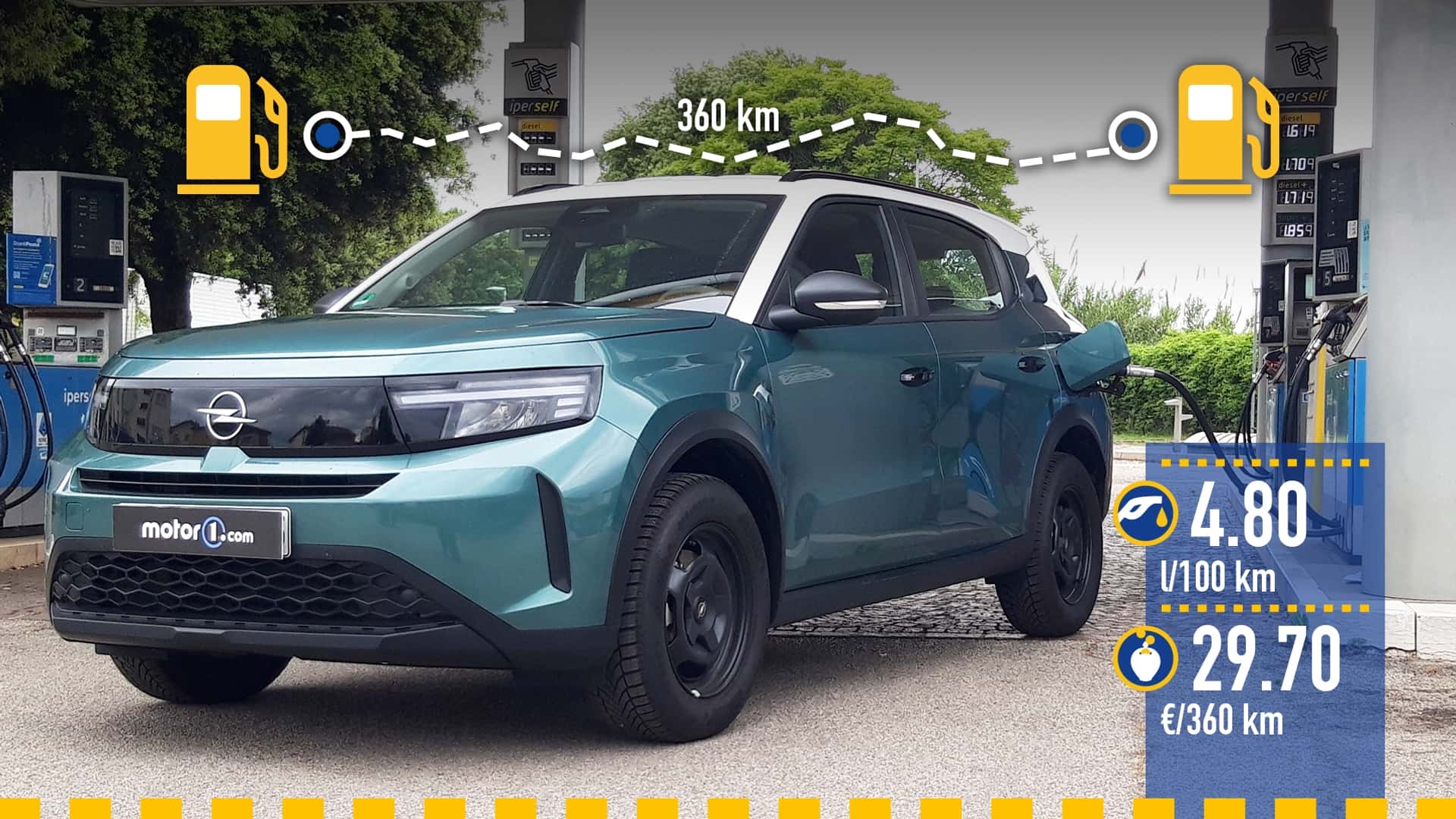 Opel Frontera mild hybrid (2025) : le test de consommation réelle