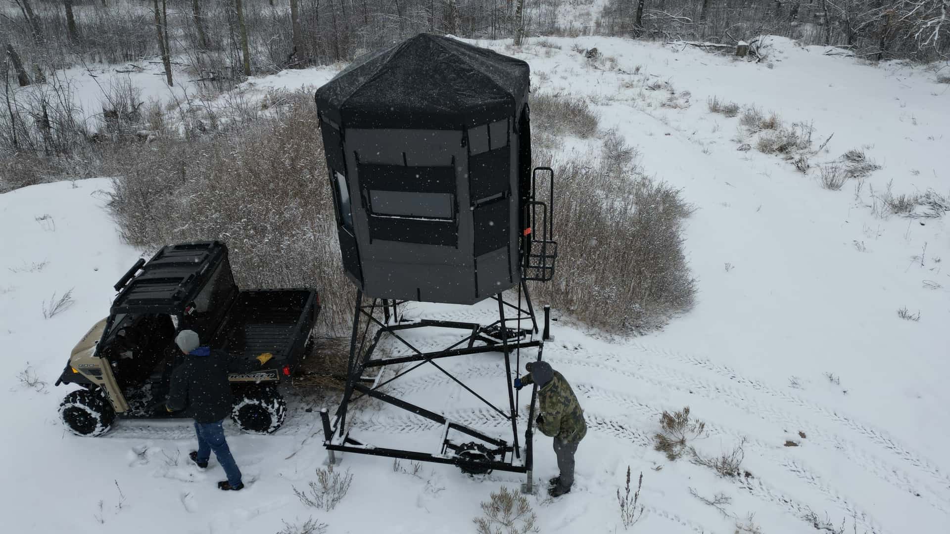 You Can Tow This Hunting Blind With a UTV, Making It Far Easier to ...
