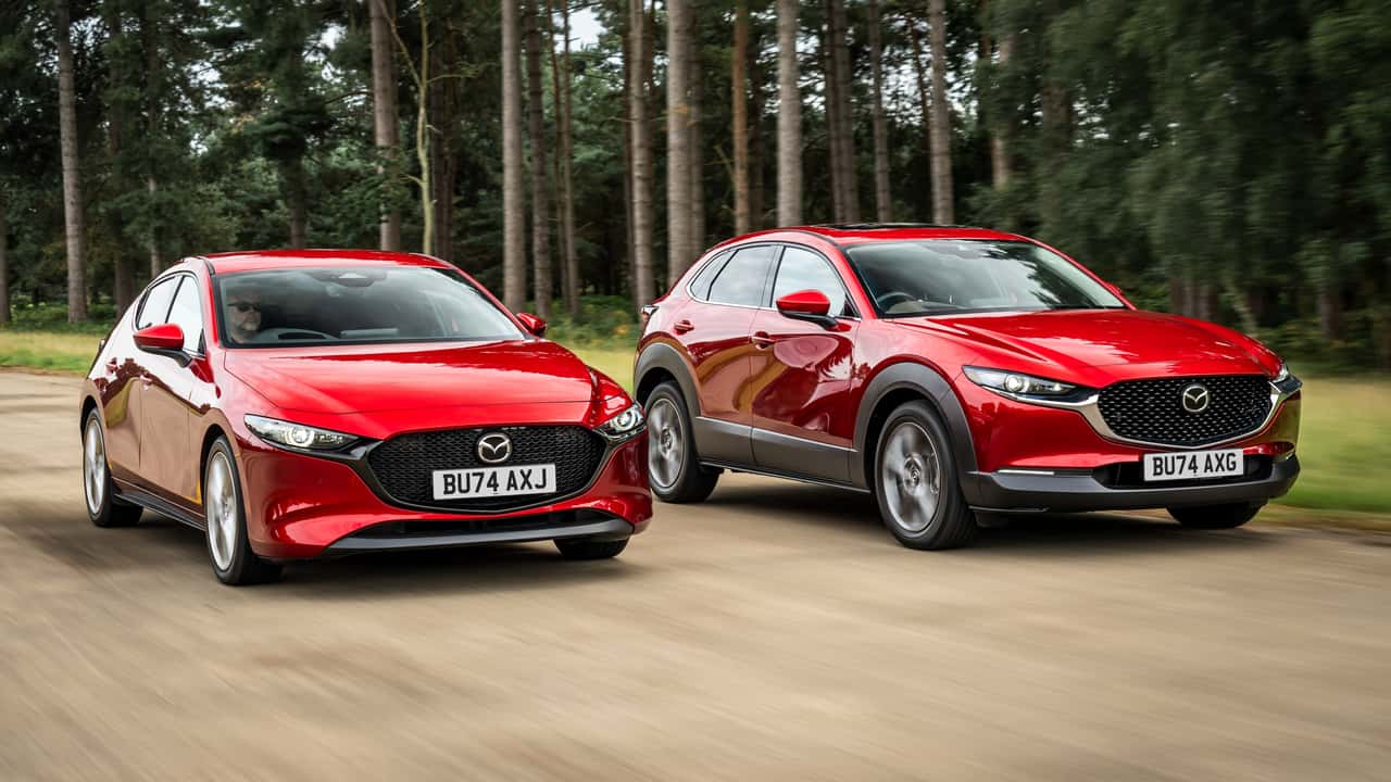 2025 Mazda3 and CX-30 debut in the UK with new engine and Alexa integration