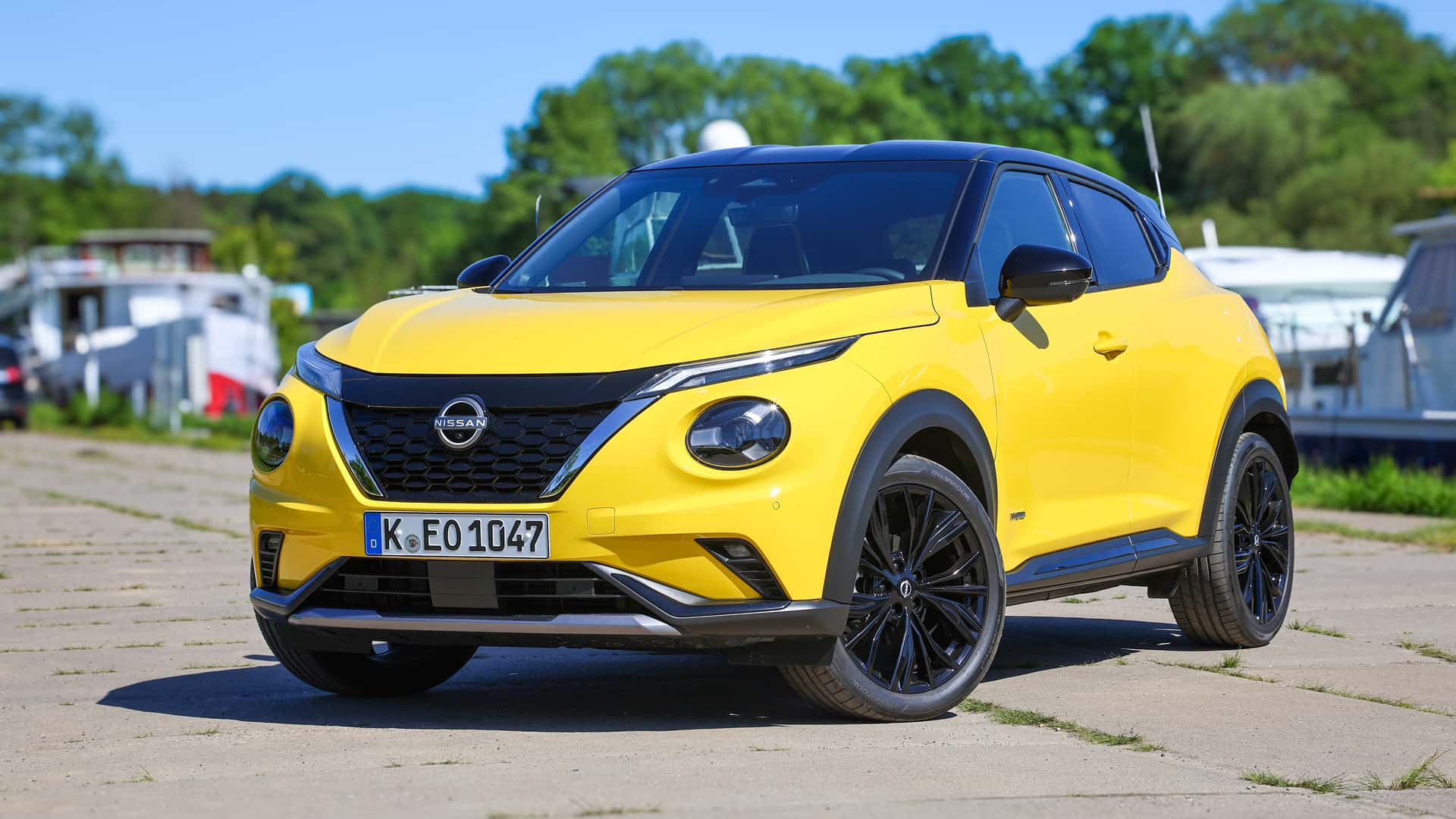 Nissan Juke (2024) im Test: Alles so schön gelb hier