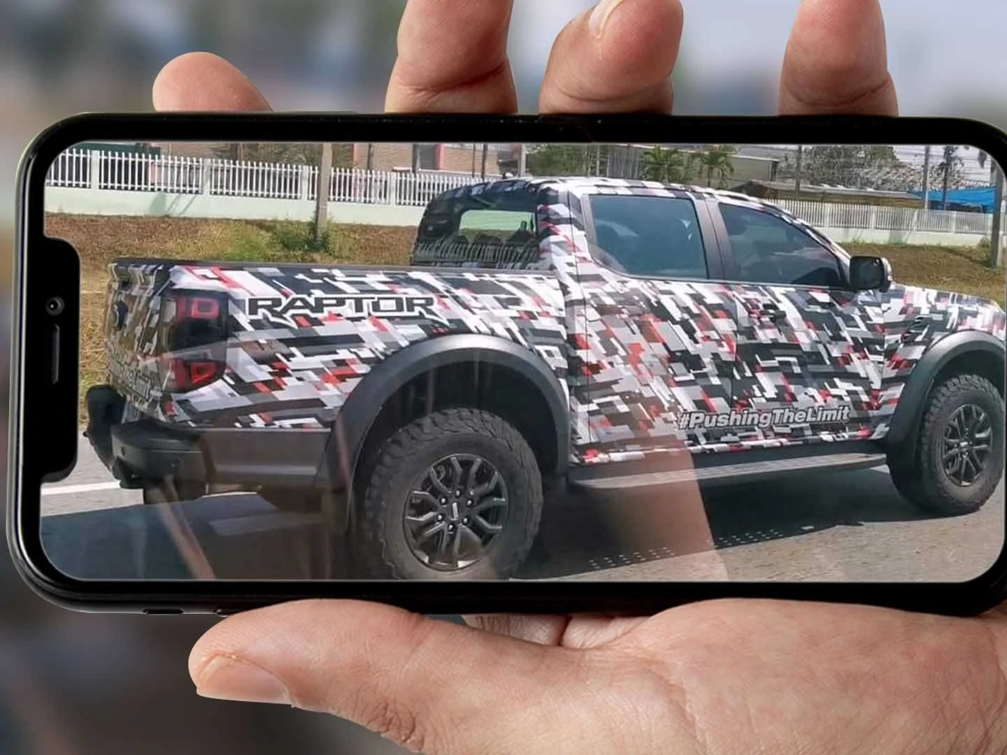 Ford Raptor Verhoogde Camouflage